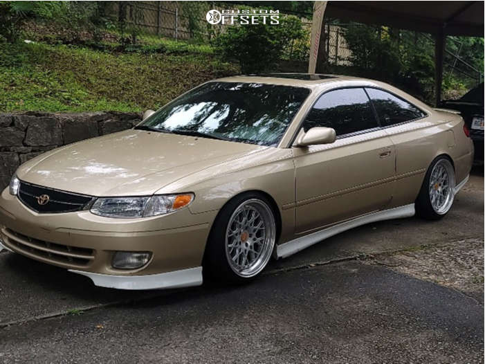 2000 Toyota Solara with 18x9.5 22 ESR Cs3 and 215/35R18 Venezia Crusade ...
