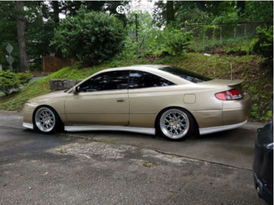 2000 Toyota Solara with 18x9.5 22 ESR Cs3 and 215/35R18 Venezia Crusade ...