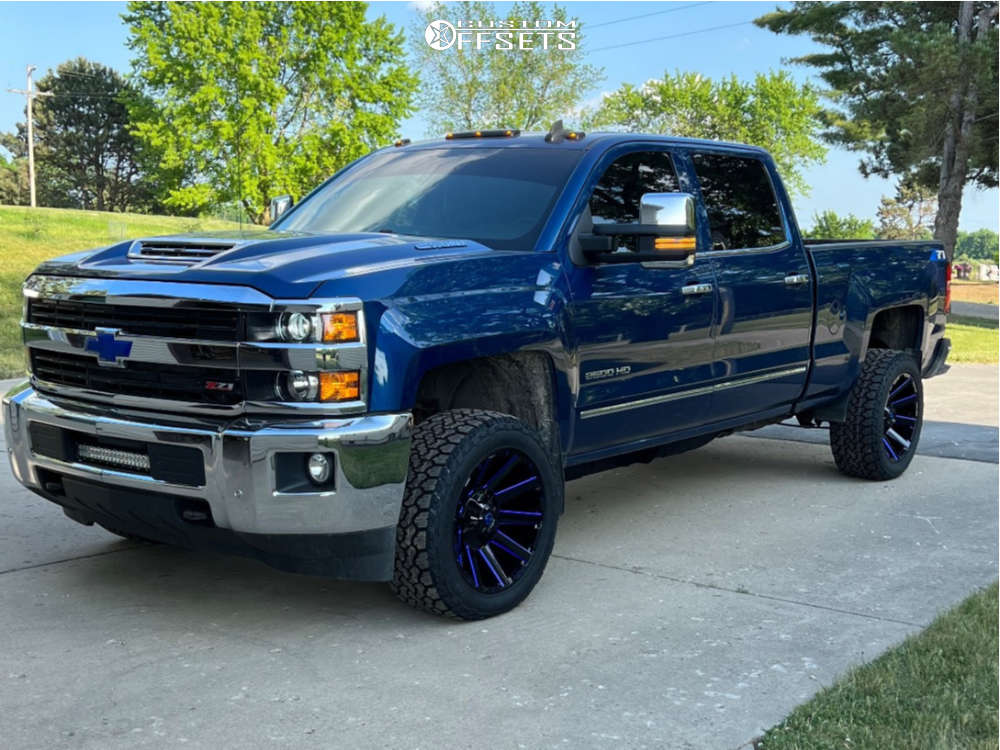 2017 Chevrolet Silverado 2500 HD with 20x10 -18 Fuel Contra and 285 ...