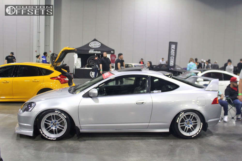 2002 Acura RSX with 17x9.5 22 Enkei RPF1 and 225/45R17 Toyo Tires ...