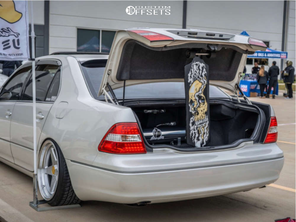 2002 Lexus LS430 with 19x9 20 ESR Cr5 and 215/35R19 Farroad Frd26 and ...