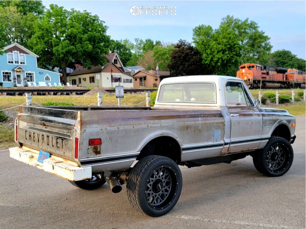 1969 Chevrolet C20 Pickup with 22x10 -19 Vision Rocker and 305/45R22 ...