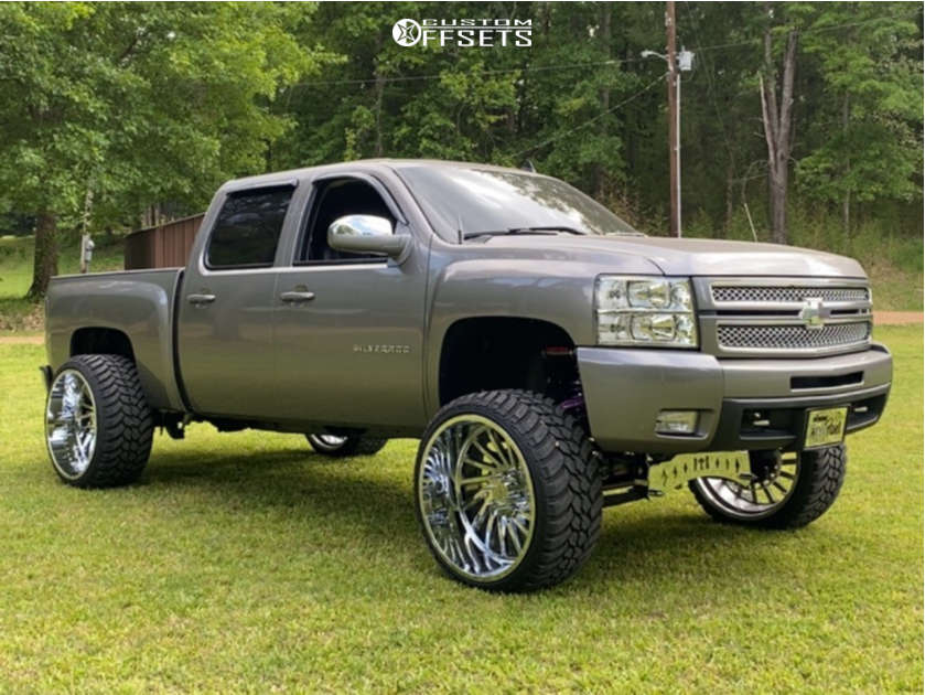 2012 Chevrolet Silverado 1500 with 26x14 -81 ARKON OFF-ROAD Caesar and ...