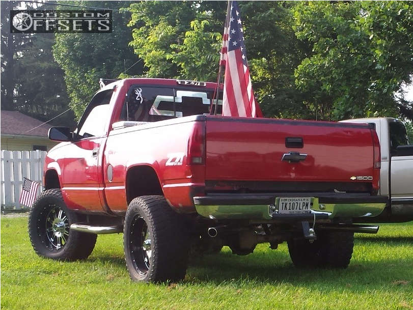 1995 Chevrolet K1500 with 20x9 -12 XD Xd795 and 295/55R20 Pirelli ...