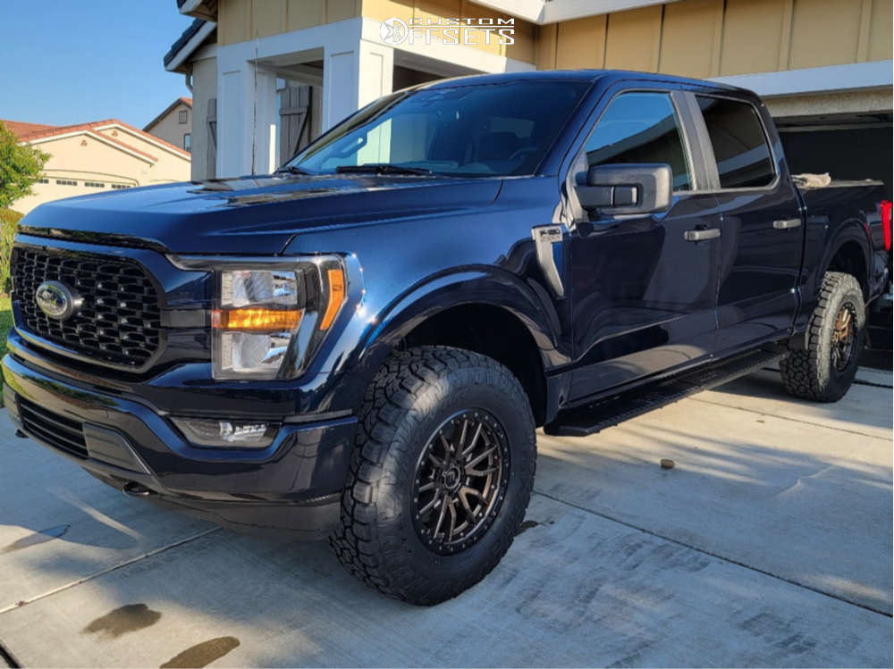 2023 Ford F-150 with 18x9 20 Fuel Rebel 6 and 295/70R18 Toyo Tires Open ...