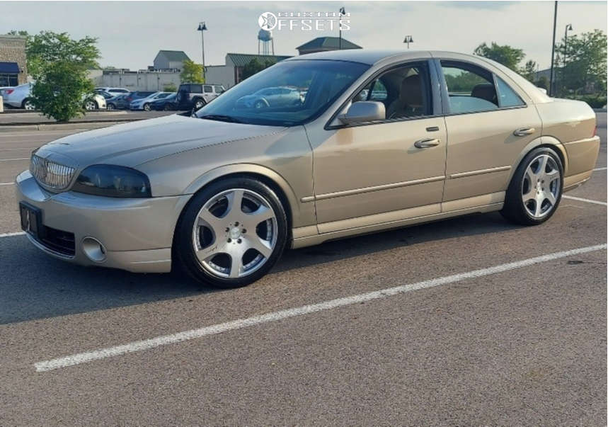 2006 Lincoln LS with 19x8.5 35 MRR Vp3 and 245/40R19 Michelin Pilot ...