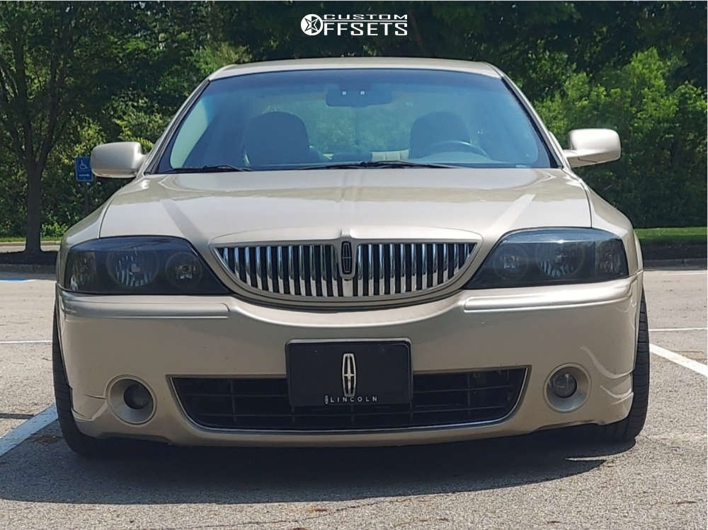 2006 Lincoln LS with 19x8.5 35 MRR Vp3 and 245/40R19 Michelin Pilot ...