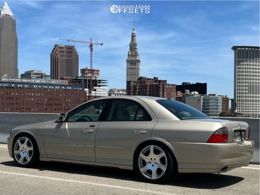 2006 Lincoln LS with 19x8.5 35 MRR Vp3 and 245/40R19 Michelin Pilot Sport A/s 4 and Coilovers ...