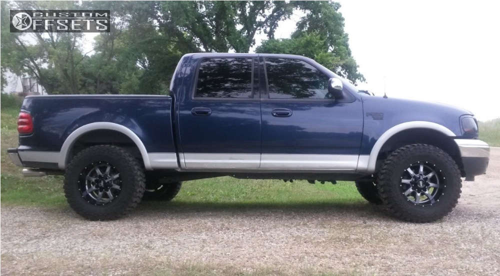 2002 Ford F-150 with 18x10 -24 Moto Metal Mo970 and 295/70R18 Cooper ...