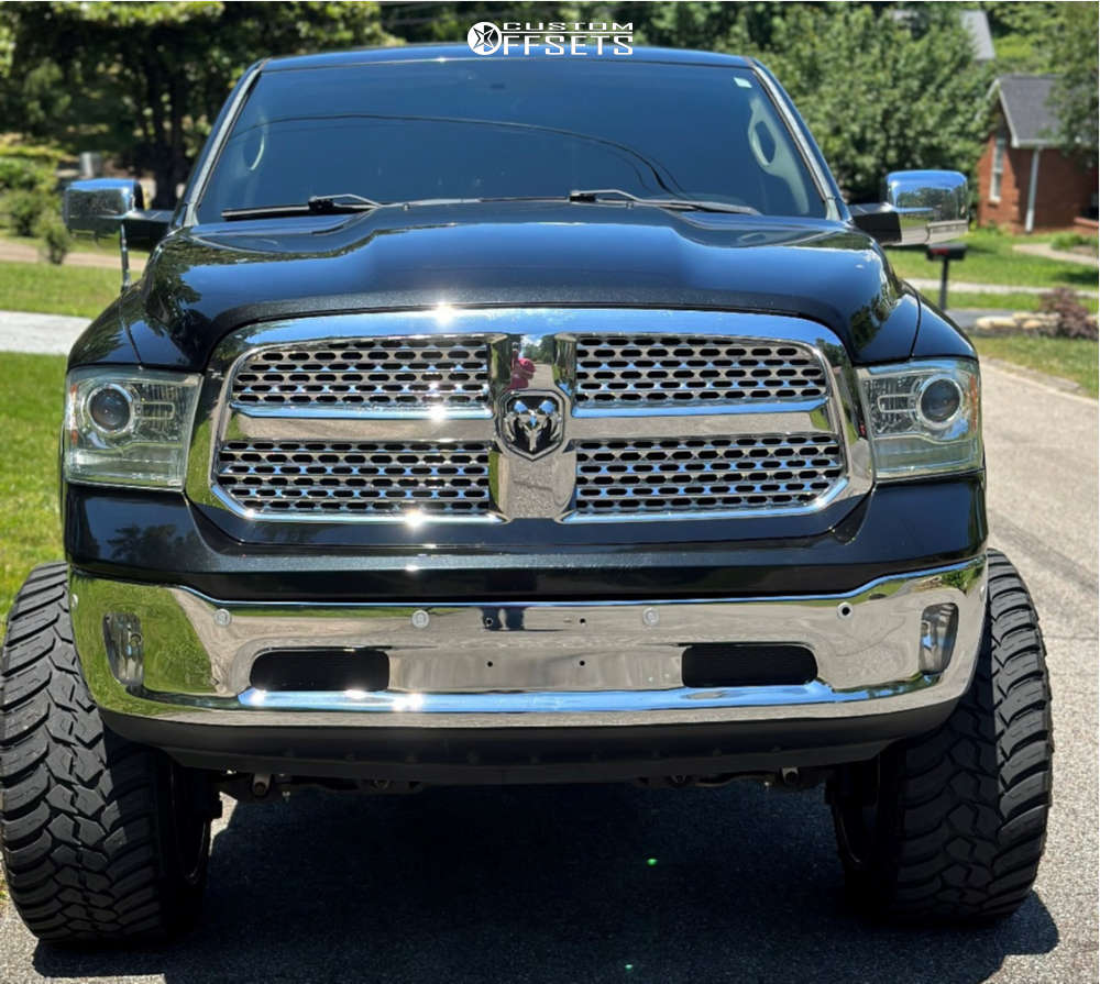 2016 Ram 1500 with 24x14 -72 Tuff T2a and 37/13.5R24 AMP Mud Terrain ...