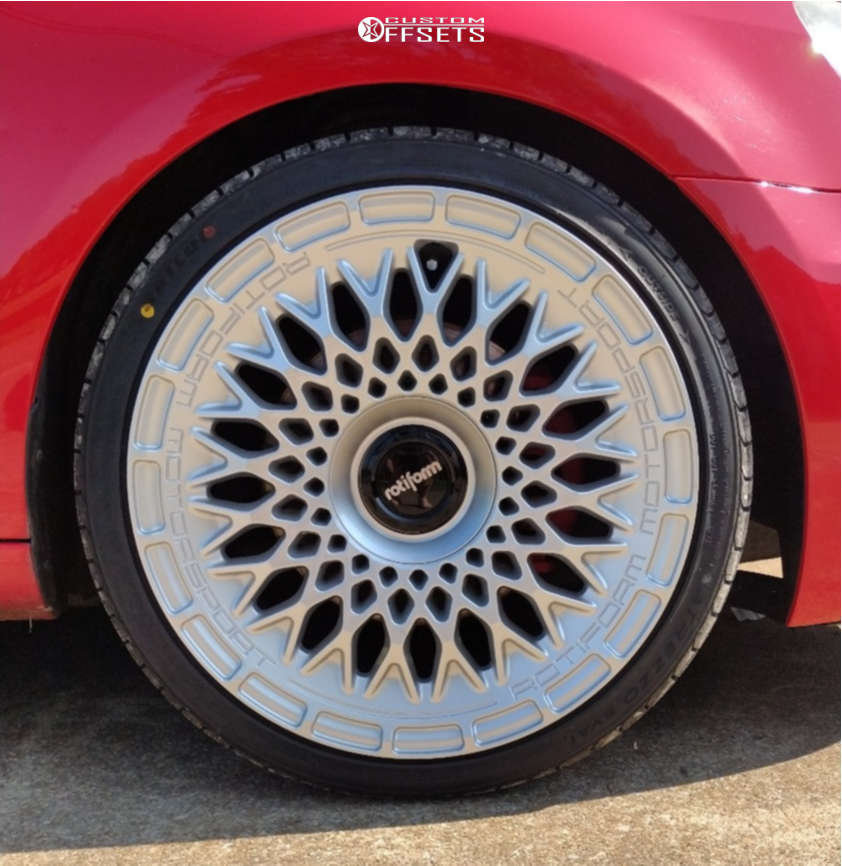 2013 Volkswagen GTI with 19x8.5 45 Rotiform Lhr-m and 235/35R19 Sailun ...