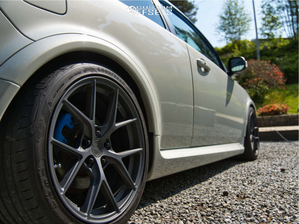 2012 Volvo C30 with 18x8 40 Japan Racing SL01 and 225/40R18 Goodyear ...