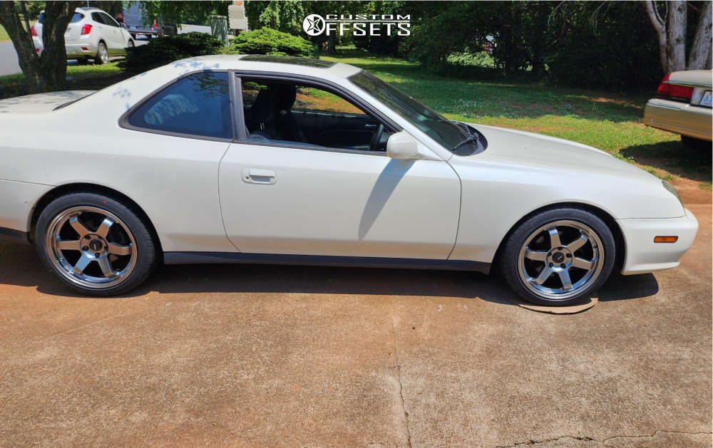2001 Honda Prelude with 17x8 35 AVID1 Av6 and 215/45R17 Vercelli Strada ...
