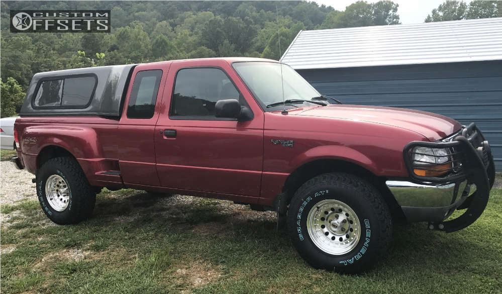 2000 Ford Ranger with 15x8 -19 Alloy Ion Style 71 and 31/10.5R15 ...