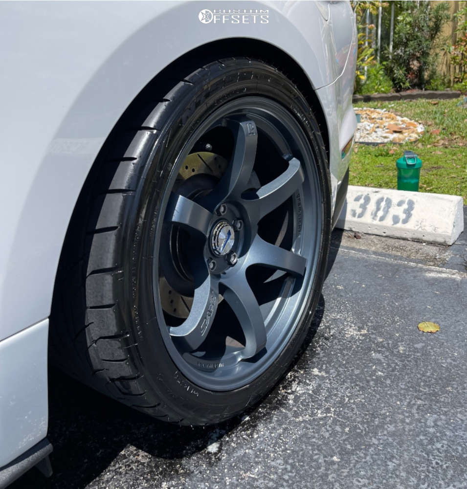 2020 Ford Mustang with 19x9.5 35 Gram Lights 57dr and 265/35R19 Nitto ...