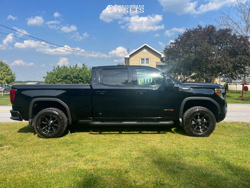 2021 GMC Sierra 1500 with 18x9 1 Fuel Coupler and 275/70R18 Goodyear ...