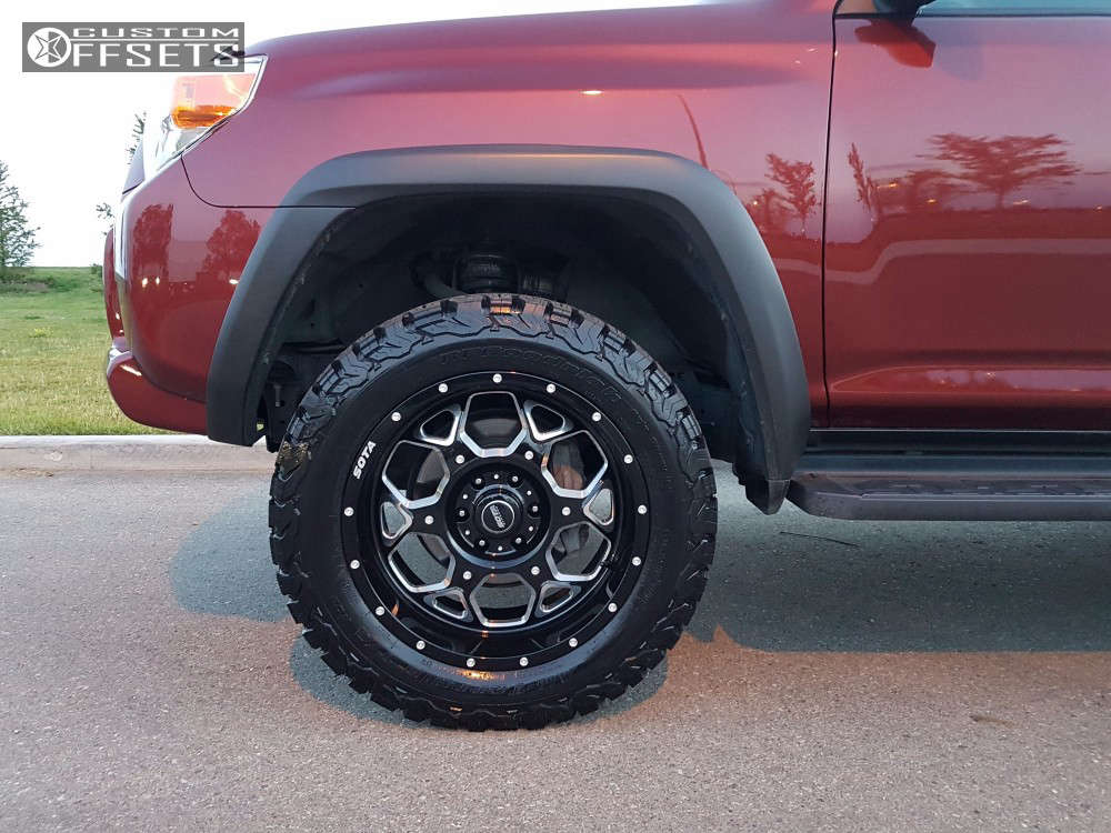 2011 Toyota 4Runner with 20x9 0 Sota Skul and 285/55R20 BFGoodrich All ...