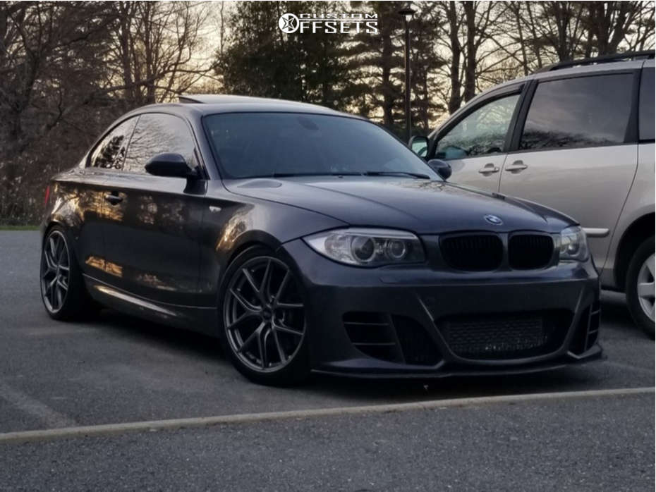 2008 BMW 135i with 19x9.5 35 BBS CIR and 235/35R19 Falken Azenis Fk510 ...
