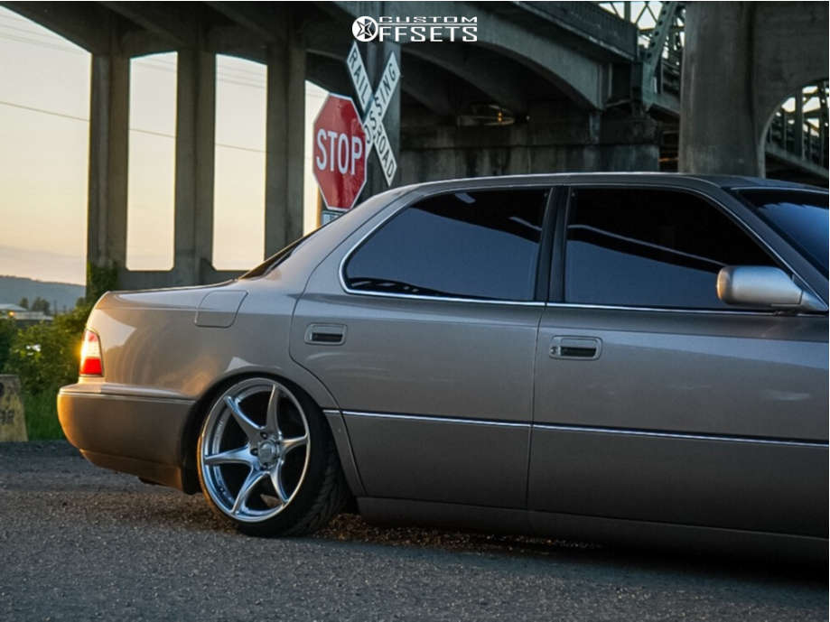 1994 Lexus LS400 with 18x9 12 Kansei Tandem and 215/35R18 Nitto Neo Gen ...