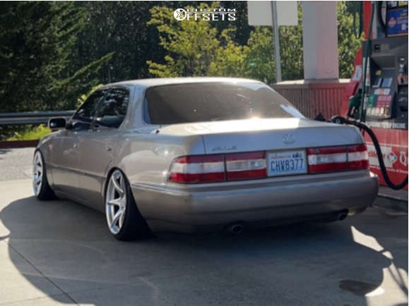 1994 Lexus LS400 with 18x9 12 Kansei Tandem and 215/35R18 Nitto Neo Gen ...