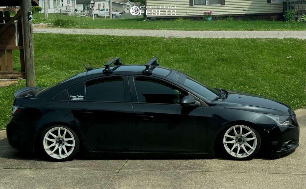 2011 Chevrolet Cruze with 17x9 30 Vors Tr4 and 215/40R17 Fullway Hp108 ...