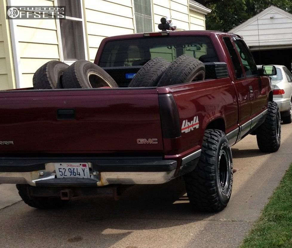 1998 GMC K1500 with 15x10 -38 Alloy Ion Style 174 and 33/12.5R15 GT ...