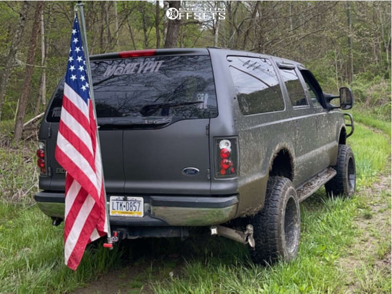 2002 Ford Excursion with 20x12 -44 Motiv Offroad Magnus 423b and 35/12 ...