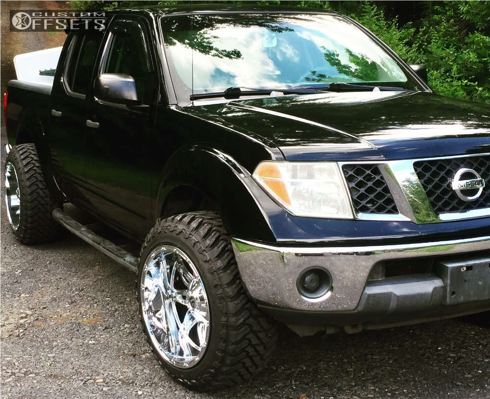 2006 Nissan Frontier with 20x12 -44 Fuel Hostage D530 and 285/50R20 ...