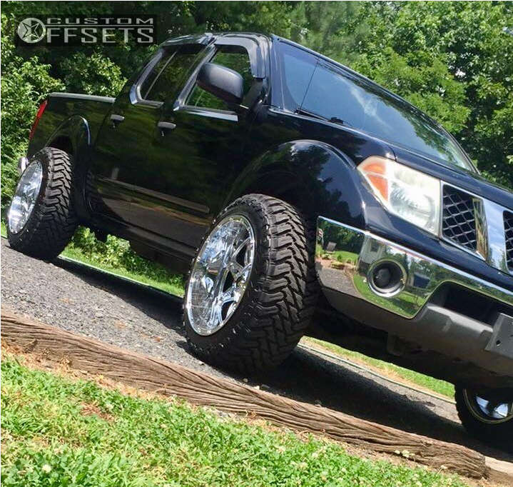 2006 Nissan Frontier with 20x12 -44 Fuel Hostage D530 and 285/50R20 ...