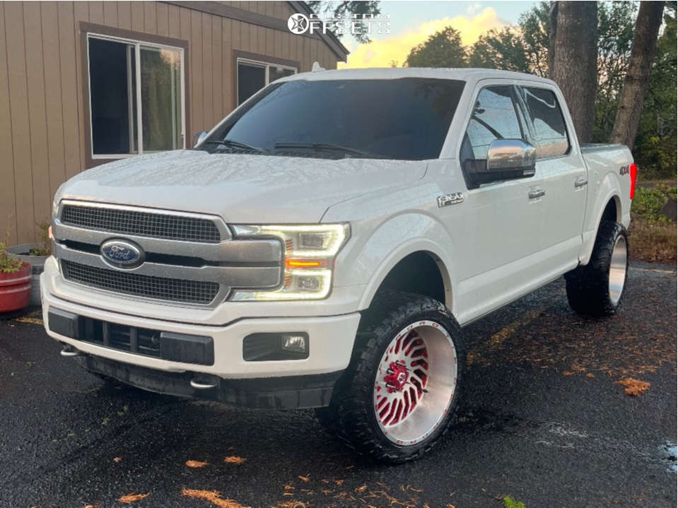 2020 Ford F-150 with 22x12 -44 TIS 561mrl and 33/12.5R22 AMP Mud ...