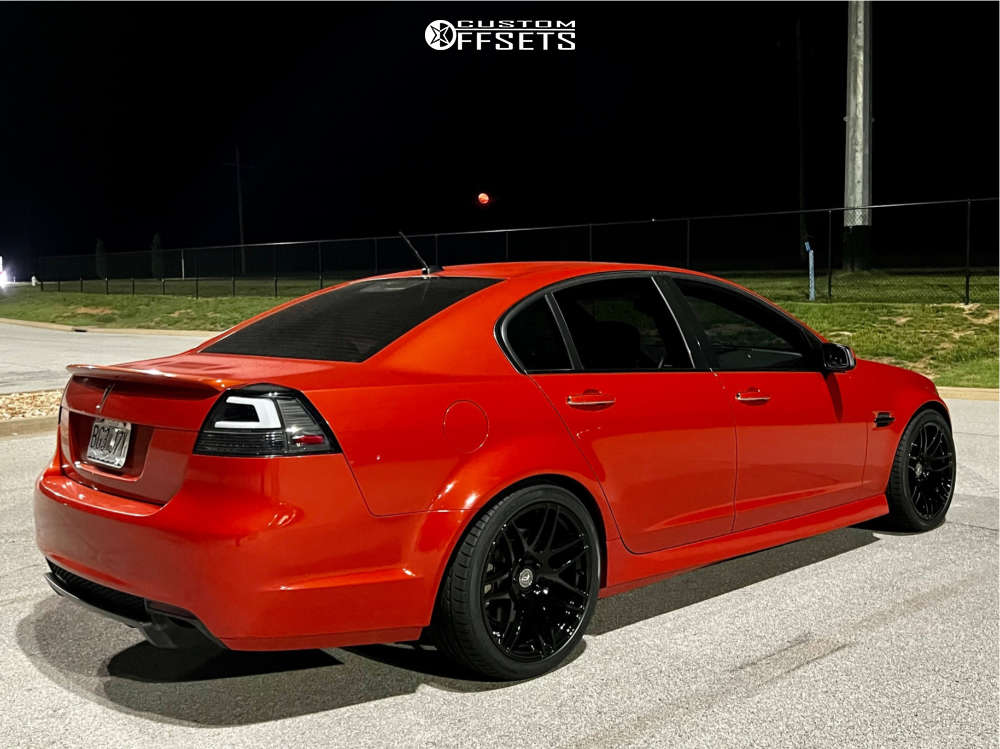 2008 Pontiac G8 with 19x9.5 35 Forgestar F14 and 275/35R19 Hankook ...