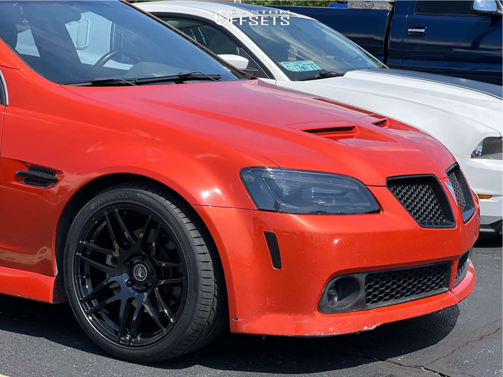 2008 Pontiac G8 with 19x9.5 35 Forgestar F14 and 275/35R19 Hankook ...