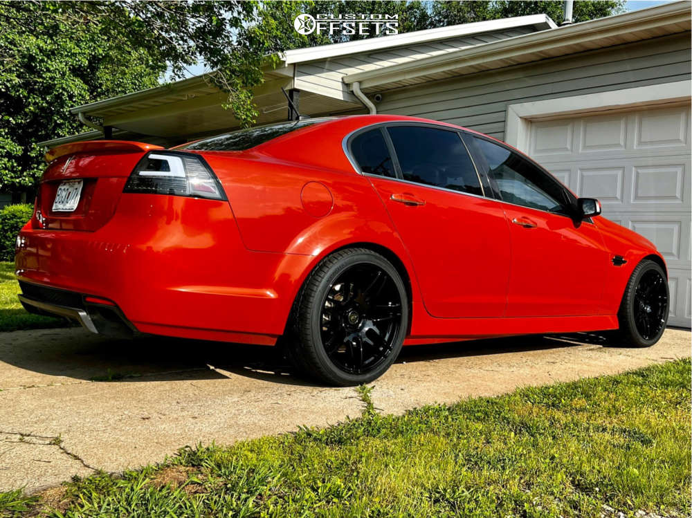 2008 Pontiac G8 with 19x9.5 35 Forgestar F14 and 275/35R19 Hankook ...