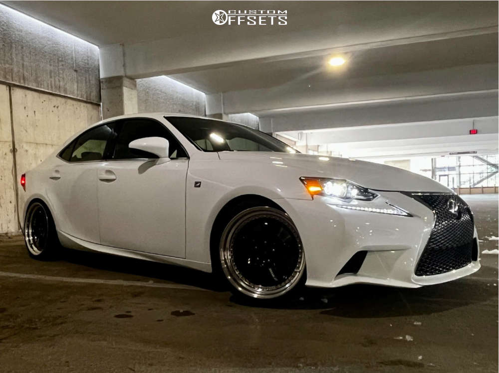 2016 Lexus IS300 with 19x8.5 30 Work Meister S1 3P and 225/35R19 ...