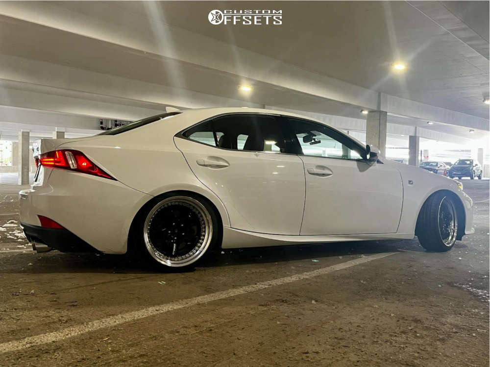 2016 Lexus IS300 with 19x8.5 30 Work Meister S1 3P and 225/35R19 ...