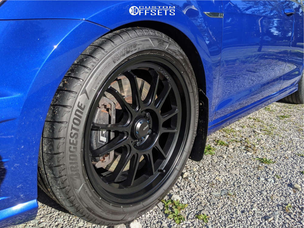 2016 Volkswagen Golf R with 18x8.5 43 Konig Hypergram and 245/40R18 ...