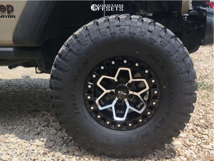 2022 Jeep Gladiator with 17x9 -15 RTX Offroad Zion and 37/12.5R17 ...