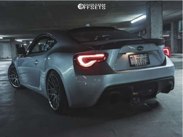 2017 Subaru BRZ with 18x9.5 35 Rotiform Rse and 235/40R18 Nitto Nt555 ...