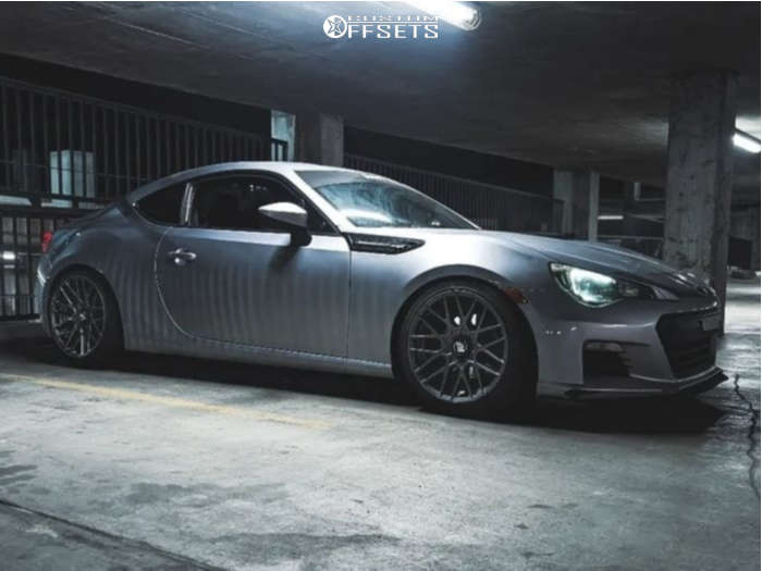 2017 Subaru BRZ with 18x9.5 35 Rotiform Rse and 235/40R18 Nitto Nt555 ...