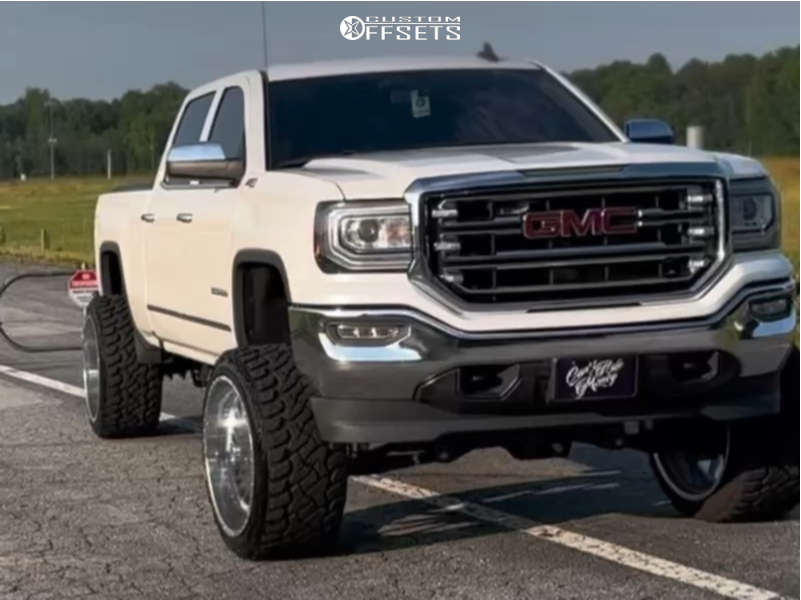 2016 GMC Sierra 1500 with 24x14 -73 American Force Spirit Ss and 35/13 ...