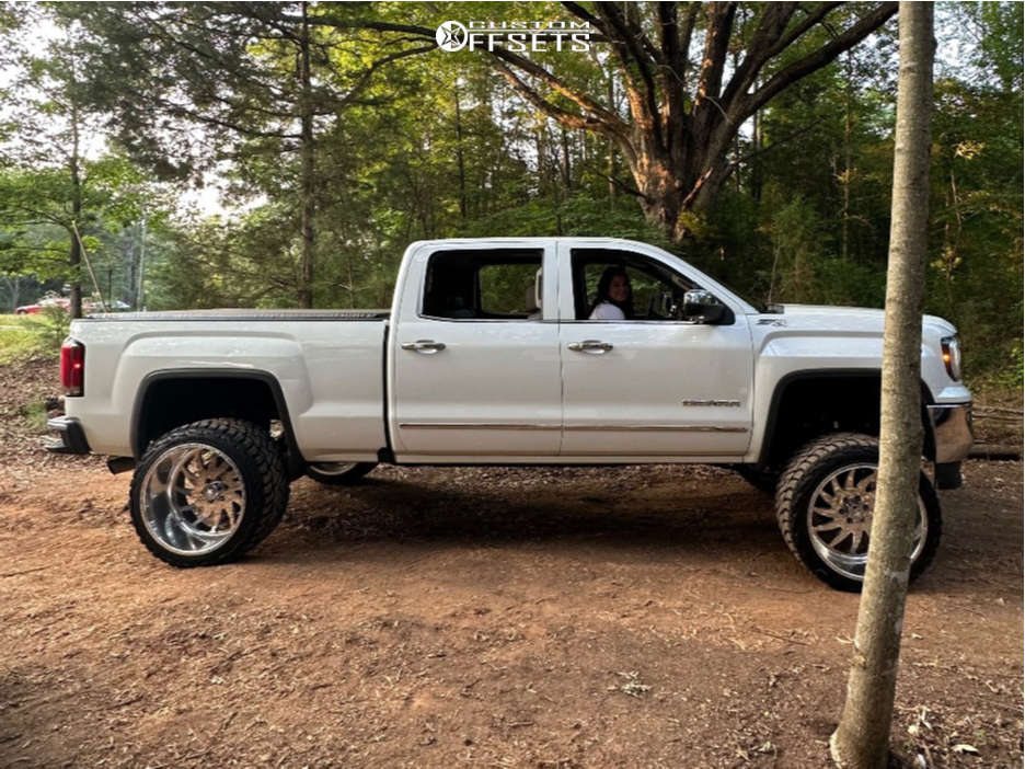 2016 GMC Sierra 1500 with 24x14 -73 American Force Spirit Ss and 35/13 ...