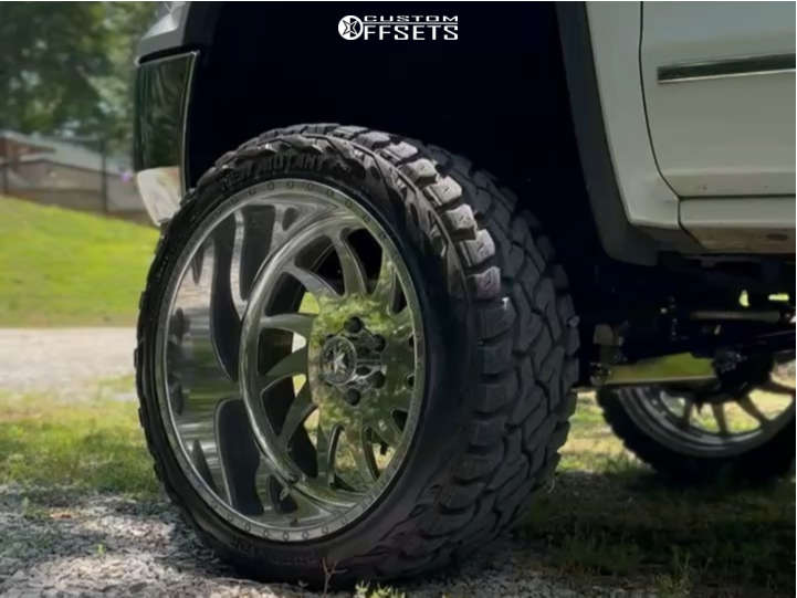 2016 GMC Sierra 1500 with 24x14 -73 American Force Spirit Ss and 35/13 ...