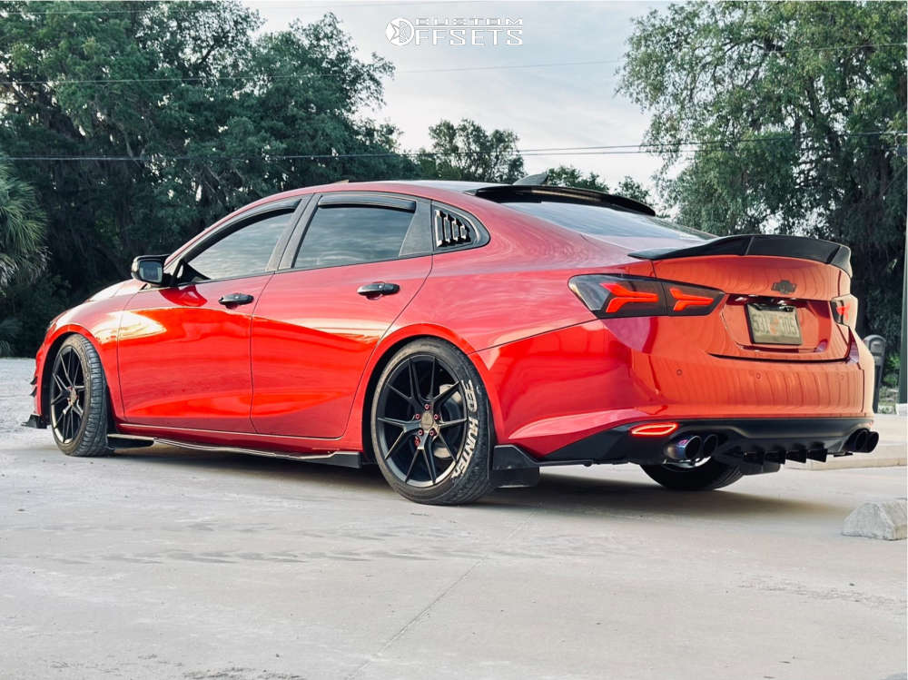 2016 Chevrolet Malibu with 19x8.5 32 Verde Axis and 225/45R19 Michelin ...