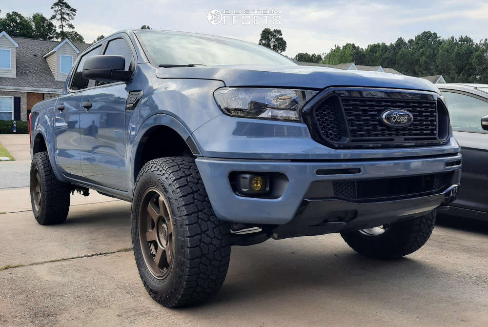 2023 Ford Ranger with 18x9 0 Vors Ve37 and 275/65R18 Falken Wildpeak ...