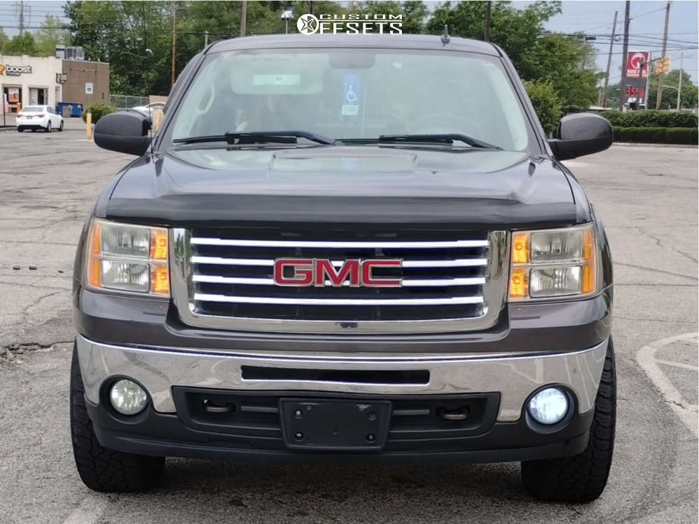 2011 GMC Sierra 1500 with 20x10 -24 Moto Metal MO970 and 275/55R20 ...