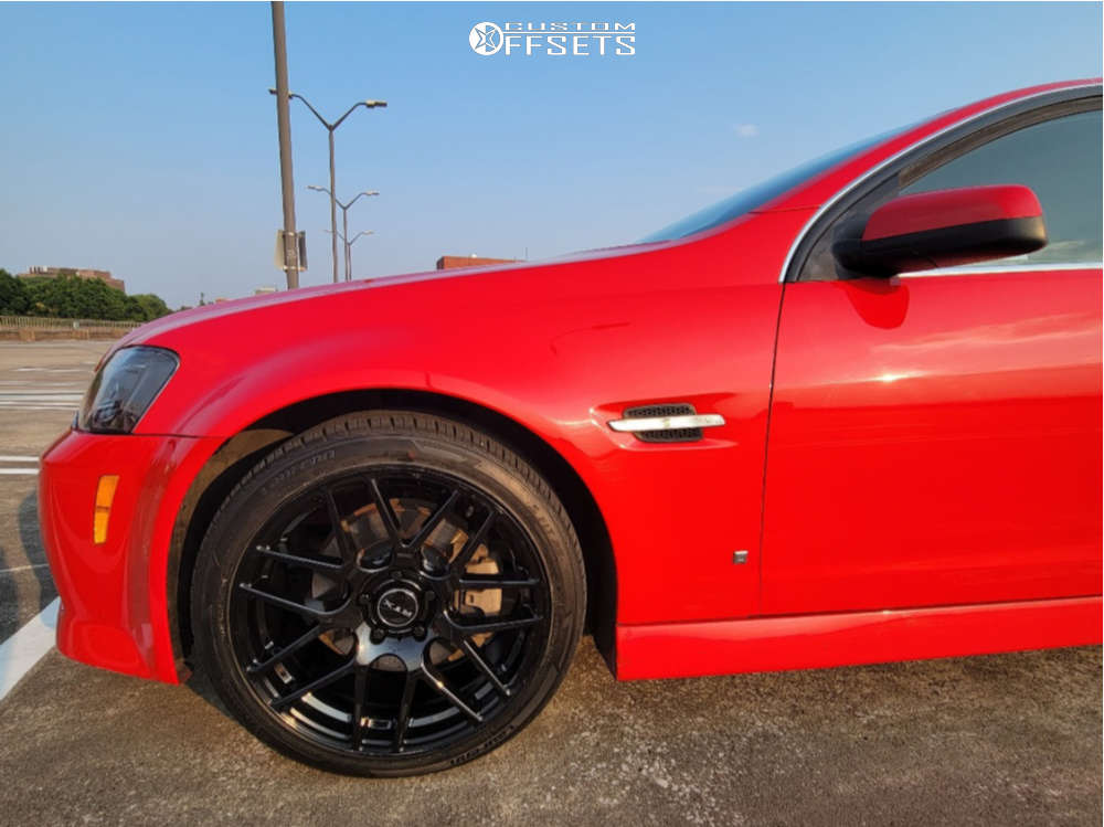 2009 Pontiac G8 with 19x8.5 38 RTX Envy and 245/45R19 Laufenn S Fit As ...
