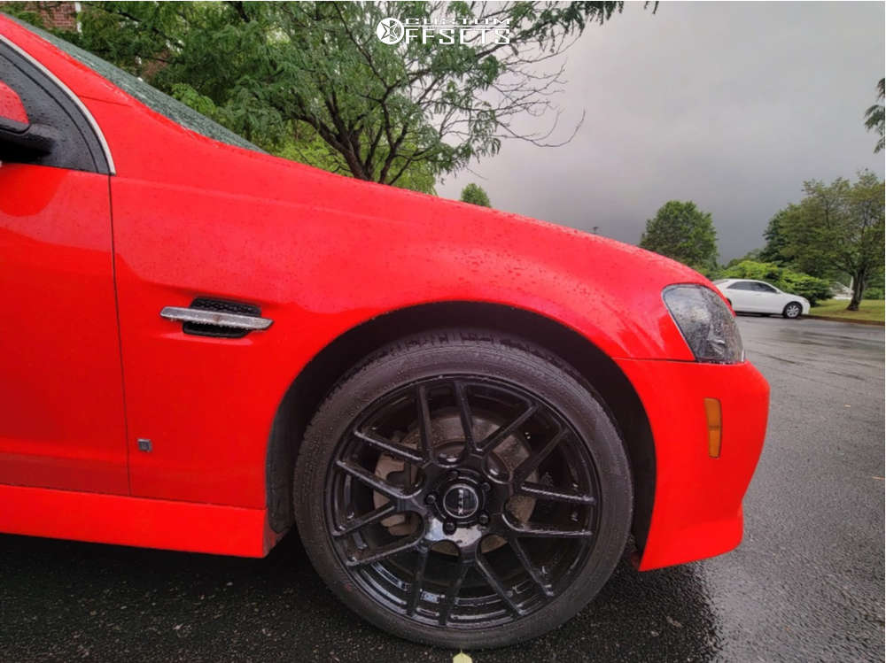 2009 Pontiac G8 with 19x8.5 38 RTX Envy and 245/45R19 Laufenn S Fit As ...