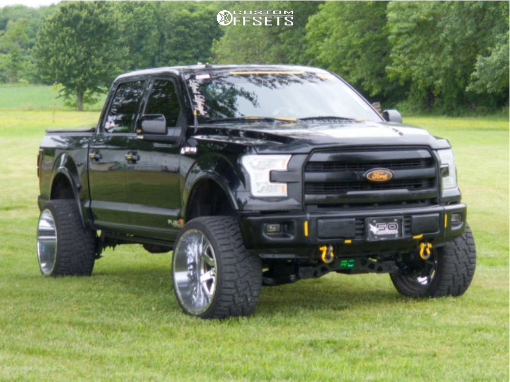 2016 Ford F-150 with 24x14 -76 Fuel Maverick D536 and 33/14.5R24 Haida ...