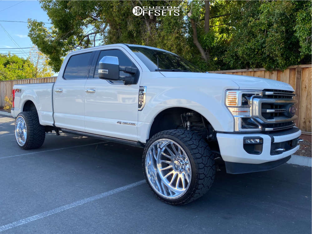 2020 Ford F-250 Super Duty with 24x14 -81 American Force Nemesis CC and ...