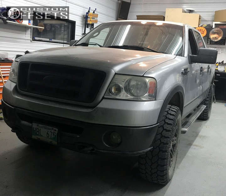 2006 Ford F-150 with 20x9 18 Black Iron Rebel and 35/12.5R20 Pro Comp ...